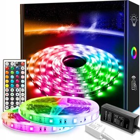 Led páska Rgb Smart Led 10 m (2x5 m) Barevná Dálkový Ovladač