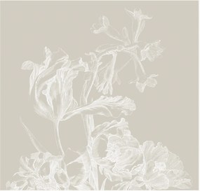 Tapeta Engraved Flowers