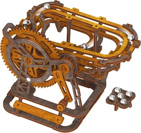 3d puzzle wooden city 3d dřevěné puzzle kuličková dráha mini 147 dílků