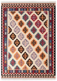 Červený oboustranný ručně tkaný vlněný koberec 200x290 cm Kamal Kian – Nouristan