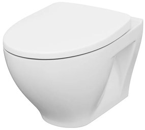 Cersanit Moduo CleanOn závěsná wc mísa + antibakteriální toaletní sedátko z duroplastu, K701-262