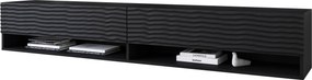 XXXLutz NÍZKÁ KOMODA, černá, 180/30/32 cm P & B - Online Only TV příslušenství - 002778000411