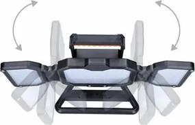Solight WM-50W-RE LED reflektor / 50W / přenosný / nabíjecí / 5000lm
