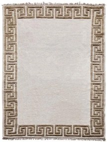 Hans Home | Ručně vázaný kusový koberec Greek DESP P86 Ivory White Antique Mud - 160x230