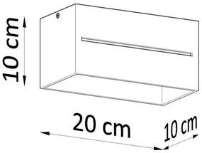 Sollux SL.0383 - Stropní svítidlo LOBO 2xG9/40W/230V bílá