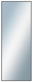 DANTIK - Zarámované zrcadlo - rozměr s rámem cca 60x160 cm z lišty Hliník černá | P03-021 (7003021)