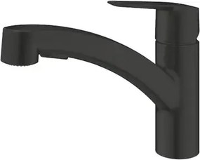 Grohe QuickFix Start - Dřezová baterie s výsuvnou sprškou matná černá