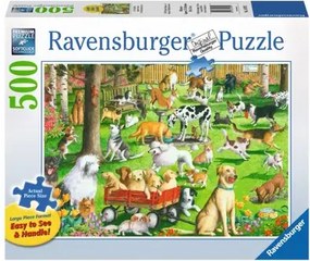 Ravensburger Puzzle Psí park XXL / 500 dílků / od 12 let