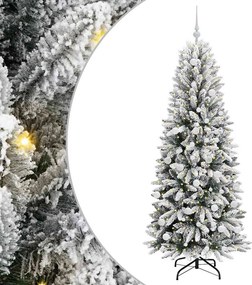 Umělý vánoční stromeček Bílá 180 cm PVC, plast, ocel a PE 3396048