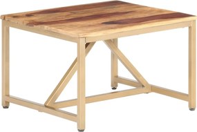 vidaXL Odkládací stolek 60 x 60 x 40 cm masivní sheeshamové dřevo [286340] Barva: Hnědá