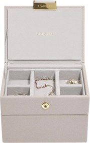 Krabička na šperky Stackers dvojitá micro taupe