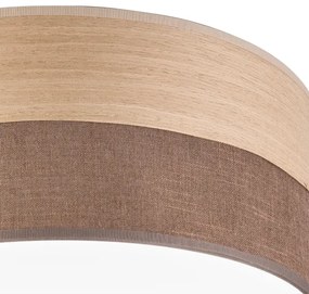 LED Stropní svítidlo SIRJA WOOD LED/36W/230V pr. 45 cm hnědá/dub