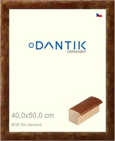 DANTIK rámeček 40x50 | BOX film červená (Plexi Čiré)