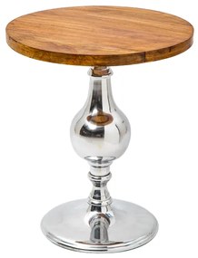 Masivní mangový odkládací stolek Vagalo, 51 cm