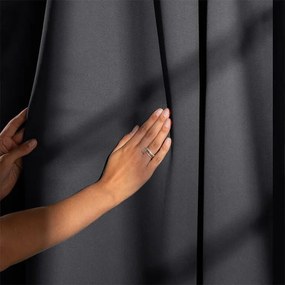 Zatemňovací závěs blackout RESTILO grafitový 140 x 245 cm