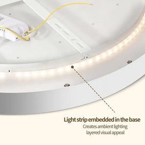 Brilagi - LED Stmívat. svítidlo GLASS POOL DOUBLE LED/80W/230V 60 cm bílá + DO