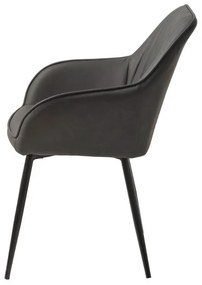 Designová židle Jadwiga III tmavě šedá