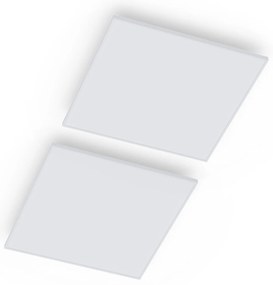 Klarstein Wondersky, infračervený ohřívač, stropní, sada 2 ohřívačů, 60 x 6,5 x 60 cm (Š x V x H), 350 W, IP44