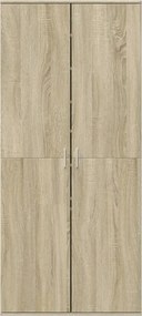 Botník dub sonoma 80 x 39 x 178 cm kompozitní dřevo 3276674