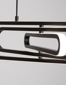 LED lustr Arte 64 černé