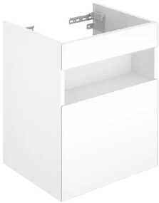 Keuco Stageline - Umyvadlová skříňka, 460x625x380 mm, 1 dvířka, panty vlevo, s osvětlením a USB, bílá 32822300101