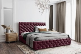 Postel MODEL 02 120x200 fialová - MAGIC VELVET 2202