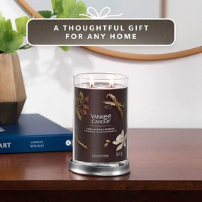 Yankee Candle vonná svíčka Signature Tumbler ve skle velká Vanilla Bean Espresso 567g