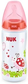 NUK Kojenecká láhev First Choice červená 300 ml