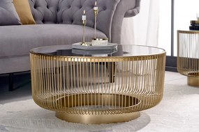 Zlatý konferenční stolek Variation 80 cm