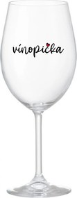 VÍNOPIČKA - priehľadný pohár na víno 350 ml