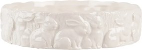 Keramická servírovací miska s králíčky Rabbit - Ø 20*5 cm