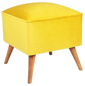 Atelier del Sofa Taburet New Bern - Mustard, Hořčicová