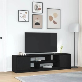 TV skříňka Černý dub 188,5x41x50 cm kompozitní dřevo 3328418