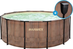 Marimex | Bazén Marimex Florida 3,66x1,22 m se zabudovaným skimmerem - motiv TEAK | 10340286