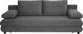 XXXLutz ROZKLÁDACÍ POHOVKA, textil, tmavě šedá home24 - Rozkládací sedačky - 002991005005