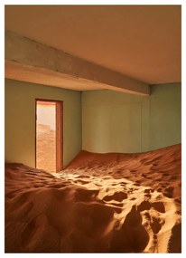 Paper Collective designové moderní obrazy Sand Village I (100 x 140 cm)