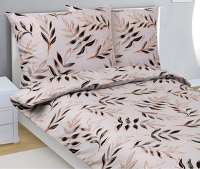 Bavlněné povlečení Šedá,Černá 90/945 - 140x200 cm, 70x90 cm