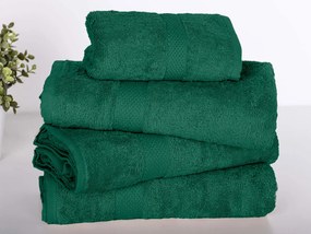 XPOSE® Froté osuška VERONA - smaragdově zelená 70x140 cm