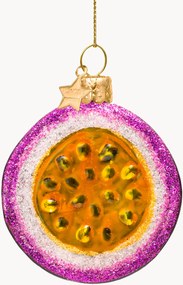 Ručně foukaná vánoční ozdoba Passion Fruit