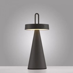 LD 19302-18 ALWA LED stolní lampa na baterie černá stmívatelné dotykem IP44 vnitřní i venkovní 2700K - JUST LIGHT
