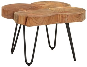 Konferenční stolek 36 cm 4 dřevěné koláče masivní akácie - Default Title