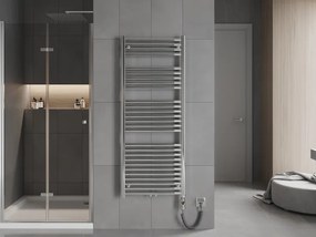 Mexen Hades, elektrické topné těleso 1500 x 600 mm, 600 W, chromová, W104-1500-600-2600-01