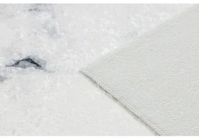 Dywany Luszczow Kusový koberec ANDRE pratelný 1220 Mramor, geometrický protiskluz, bílá Rozměr koberce: 120 x 170 cm