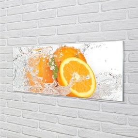 akrylový obraz Pomeranče ve vodě 120x60 cm