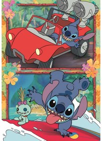Clementoni - Puzzle 104 super Disney Stitch