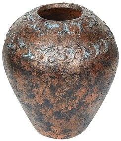 Dekorativní váza měděná NIDA Beliani