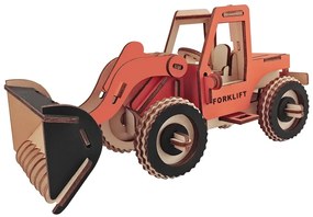 Woodcraft construction kit Woodcraft Dřevěné 3D puzzle Bagr