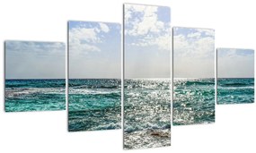 Obraz mořské hladiny (125x70 cm)