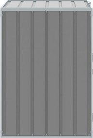 vidaXL Box na 1 popelnici 72 x 81 x 115 cm ocel [4006171] Barva: Šedá