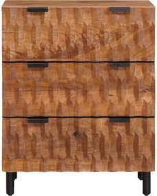 Servírovací skříň 2 ks 60 x 33 x 75 cm Masivní mangové dřevo 3310034